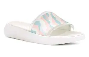 UGG Cali Collage Slide Slipper - Light Blue