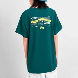 VANS Alphabet Printing Casual Short Sleeve Couple Style