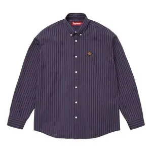 Supreme Ss26 Stripe Shirt - Purple