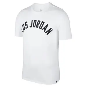 JORDAN Los Logo T-shirt 'black - Multi-color