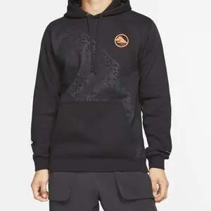 Nike Club Twill Printing Pullover Hoodie