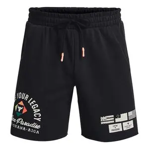 Under Armour Project Rock Heavyweight Terry Shorts - Black