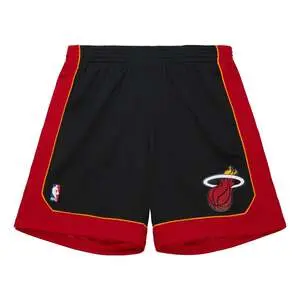 Mitchell & Ness Miami Heat 2012-13 Nba Shorts - Black/red