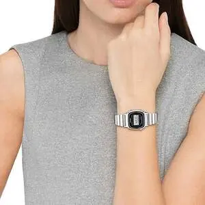 Casio Quartz Digital Watch With Water Resistance - Silver