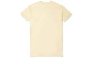 CONVERSE Logo Embroidered Loose Casual Mid-length Short Sleeve Asia Sizing - Light Yellow