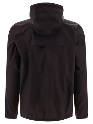 Play Comme Des Garcon Fw25 K-way Hoodie Full Zip 'orange Black