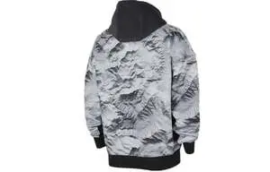 JORDAN Alphabet Printing Half Zipper Colorblock Casual