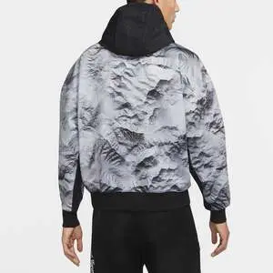 JORDAN Alphabet Printing Half Zipper Colorblock Casual