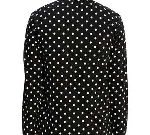 Play Comme Des Garcon Polka Dot Long Sleeves Tee White