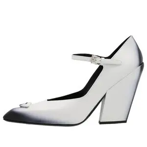 Prada Brushed Leather Mary Jane Pumps
