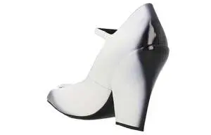 Prada Brushed Leather Mary Jane Pumps