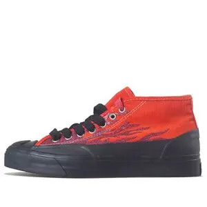 CONVERSE Asap Nast X Jack Purcell Mid Flames' Sneakers - Red