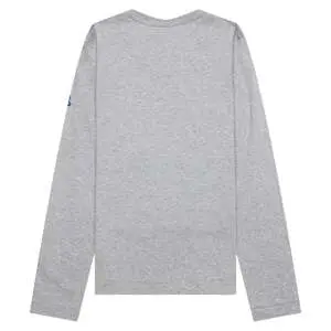 Play Comme Des Garcon X Invader Long Sleeve T-shirt - Grey