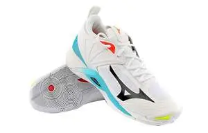Mizuno Wave Momentum 2 Athletic Sneakers - White/blue