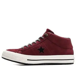 CONVERSE One Star Counter Climate Leather Mid Top Sneakers - Wine