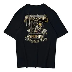 LI-NING Badfive Graphic Loose Fit T-shirt 'black - Black/multi-color