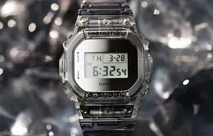 Casio G-shock Square Watch - Silvergray