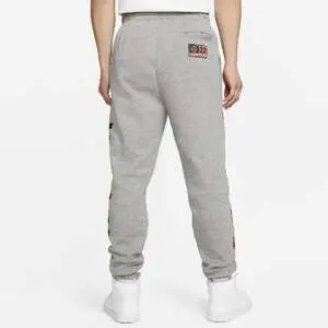 JORDAN Large Logo Casual Fleece Sports Pants/trousers/joggers Gray - Grey