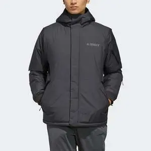 Adidas Xplr Insulated Hooded Jacket With Logo Detail