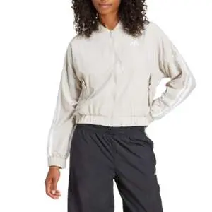 Adidas Essentials 3-stripes Lifestyle Woven Bomber Jacket - Grey