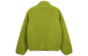 StÜssy Reversible Sherpa Jacket - Green/black