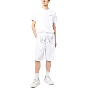 Off-White Diagonal Mesh Shorts