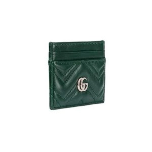 Gucci 26 Gg Marmont Card Holder Wallet - Green