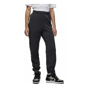 JORDAN Wordmark Fleece Trousers - Black