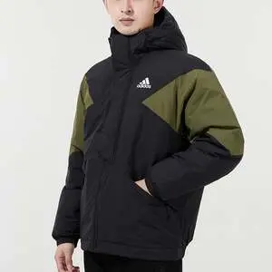 Adidas Colorblock Hooded Down Jacket