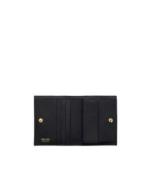 Prada Fw25 Small Saffiano Leather Wallet