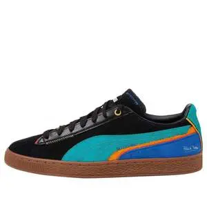 PUMA Black Fives Suede Triplex Sneakers - Black/blue/brown