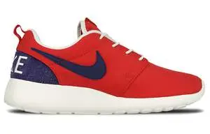 Nike Roshe One Athletic Sneakers - Red/blue