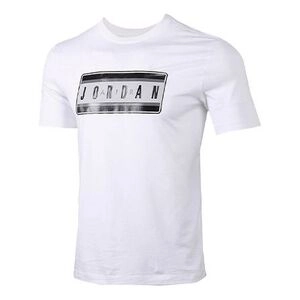JORDAN Graphic Print Short Sleeve Tee - White