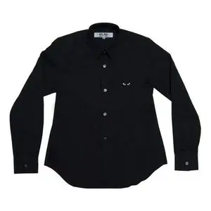 Play Comme Des Garcon Emblem Shirt - Black
