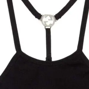 Gucci Nylon Jersey Crop Top