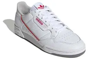 Adidas Continental 80 Sneakers - White/red