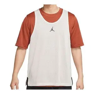 JORDAN Air Sport Dri-fit Two-piece Top - White/orange