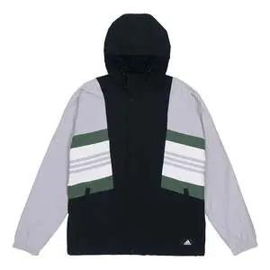 Adidas Woven Hooded Jacket - Silvergray