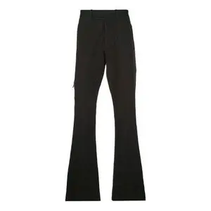 Off-White Slim Fit Logo Casual Pants - Black