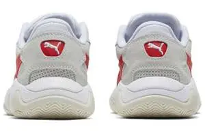PUMA Storm Street Trainers - White/red