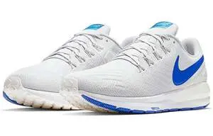 Nike Zoom Structure 22 Sneakers - White/blue