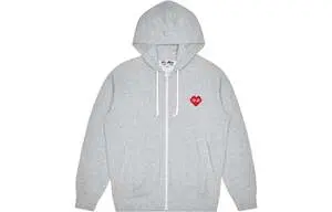 Play Comme Des Garcon Invaders Zip Hooded Sweatshirt