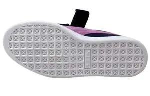 PUMA Basket Heart Nylon Sneakers - Blue/pink