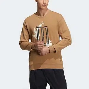 Adidas Round Neck Pullover With Graphic Print
