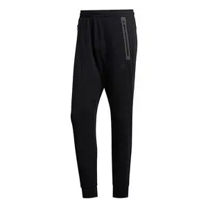 Adidas M Pnt Sj Reg Zipper Casual Sports Pants - Black