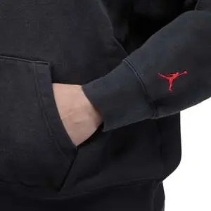 JORDAN Air Flight Fleece Satin-lined Hoodie