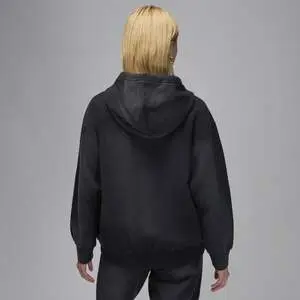 JORDAN Air Flight Fleece Satin-lined Hoodie