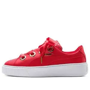 PUMA Platform Kiss Ath Lux Sneakers - Red