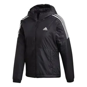 Adidas Essentials Insulated Hooded Jacket - Black/white