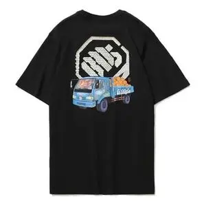 LI-NING Badfive Hoops Graphic T-shirt 'black - Black/multi-color
